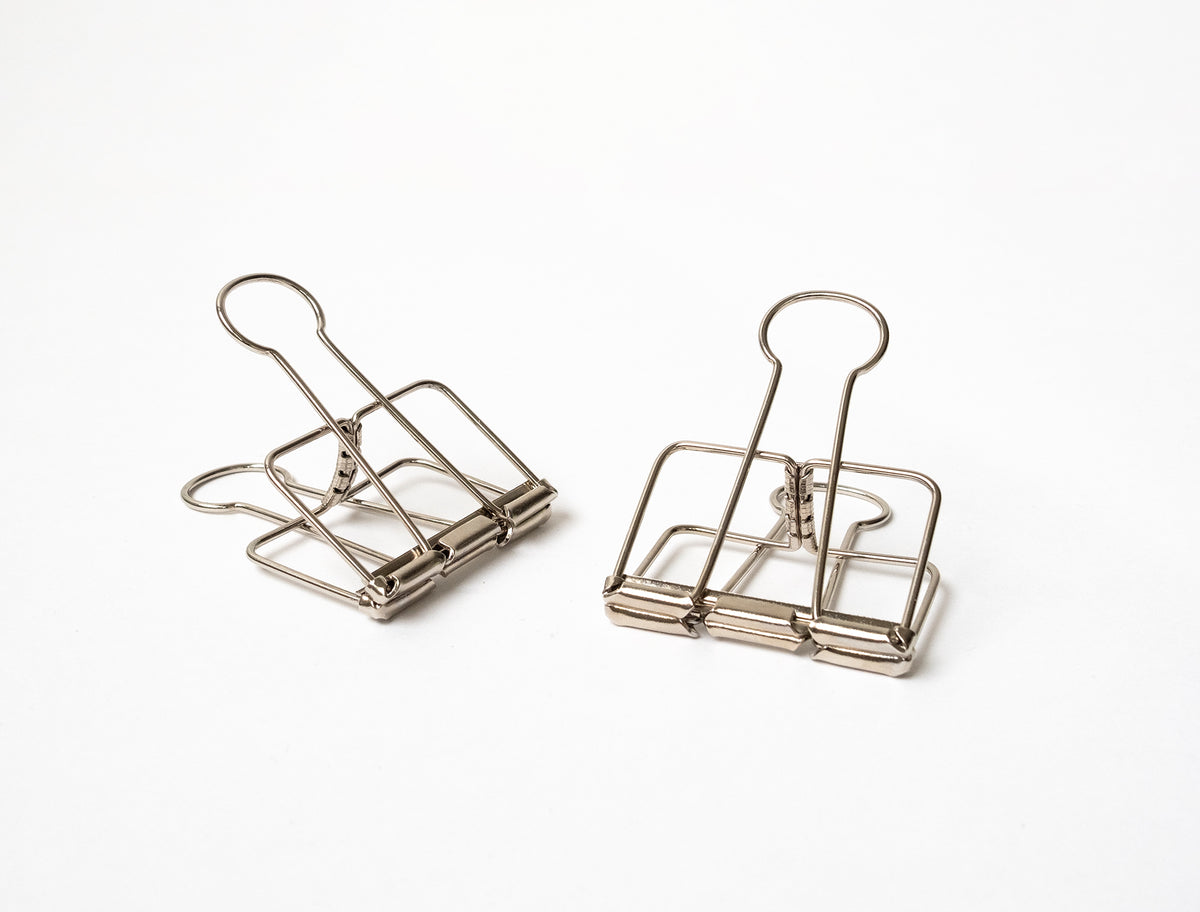 silver paper clips