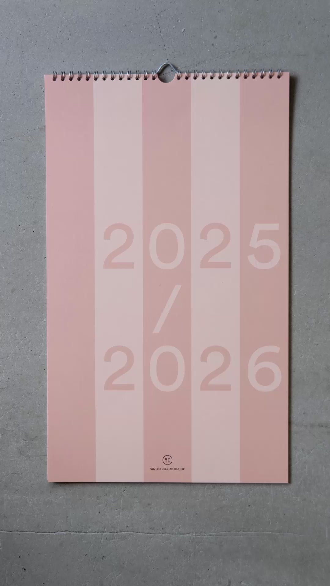 2025–2026 Academic Year Family Calendar Column – Yearcalendar